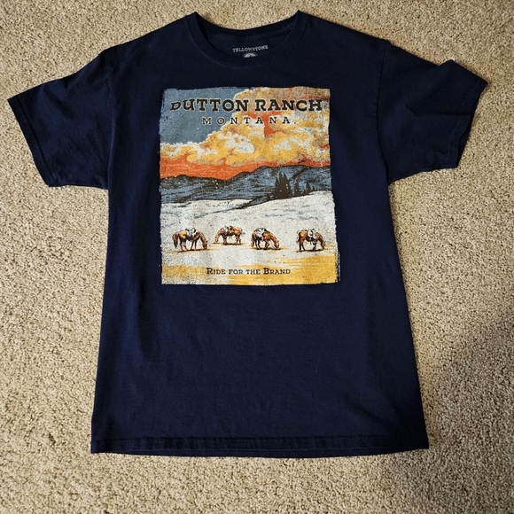 Paramount | Tops | Yellowstone Dutton Ranch Tshirt From The Hit Tv ...